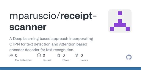 GitHub Mparuscio Receipt Scanner A Deep Learning Based Approach Incorporating CTPN For Text