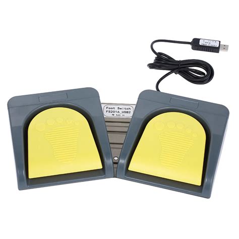 buy pcsensor usb 2 foot switch control keyboard multimedia keyboard gamepad