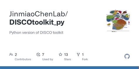 Github Jinmiaochenlabdiscotoolkitpy Python Version Of Disco Toolkit