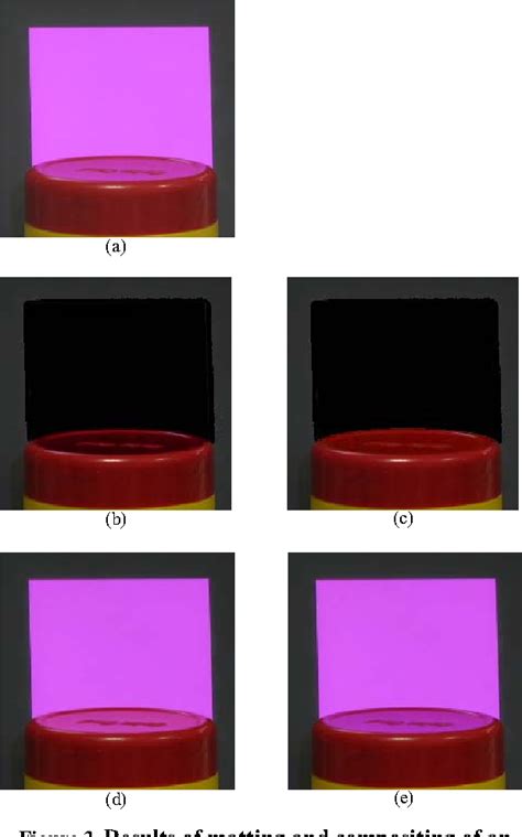 Figure 3 From Matting And Compositing In Radiance Space Semantic Scholar