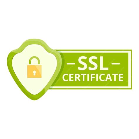 Premium Vector Public Ssl Certificate Icon Cartoon Of Public Ssl