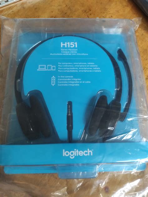 BNIB Logitech H Audio Headphones Headsets On Carousell