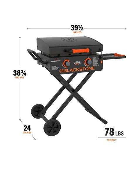 Blackstone Adventure Ready 2 Burner 22 Propane Omnivore Griddle With