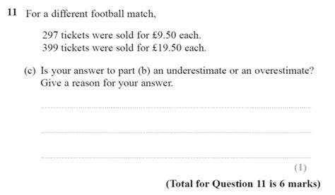 Gcse 9 1 Maths Estimation Past Paper Questions Pi Academy