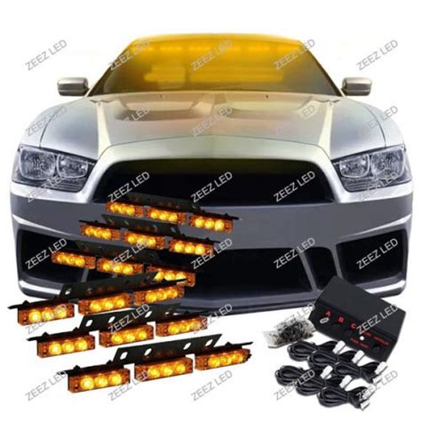 find 54 amber yellow led car truck emergency flashing warning flash