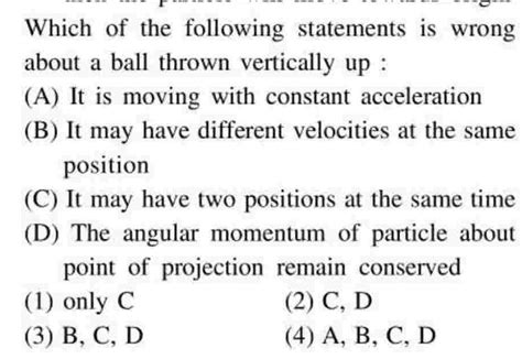 Answered Which Of The Following Statements Is Wrong About A Ball Kunduz