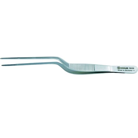 Kohler Bayonet Style Lucae Tissue Forceps With 1 X 2 Teeth 5640