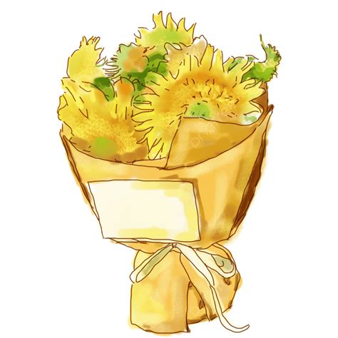 해바라기 일러스트 해바라기 축하하다 생기 Png 일러스트 및 Psd 이미지 무료 다운로드 Pngtree