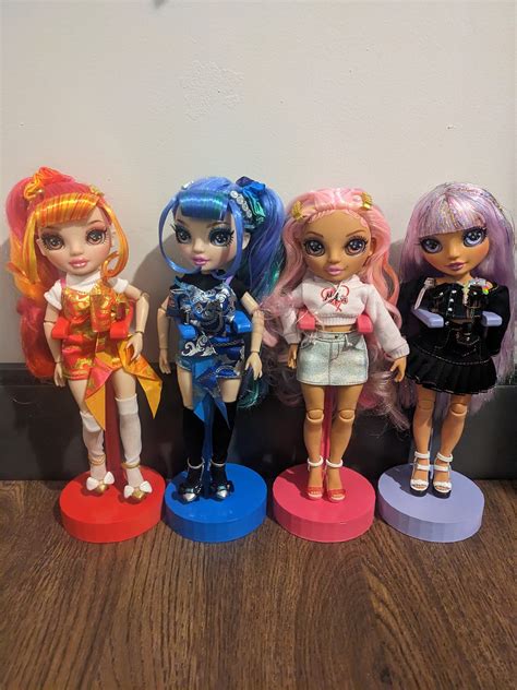 Doll Stands For Rainbow High Jr High Dolls Series 3 Colors Etsy