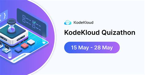 Kodekloud On Twitter The Kodekloud Quizathon Starts Today ⏰ Want To Show Off Your Skills In