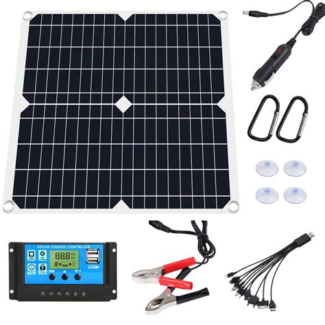 Dfito 200w Solar Panel Kit 100a 12v Battery Charger With Controller For