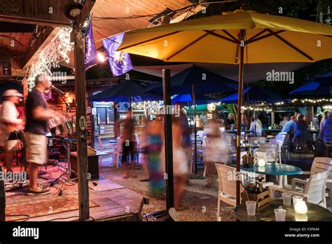 Key West Florida Keys Old Town Harbor Walk Harbour Bight Seaport Night