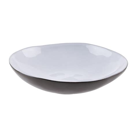 Olympia Raw Recycled Clay Coupe Bowls Charcoal 230mm 6 Pack Hs338