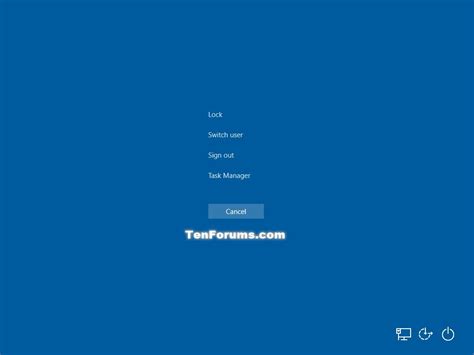 Lock Computer In Windows 10 Tutorials