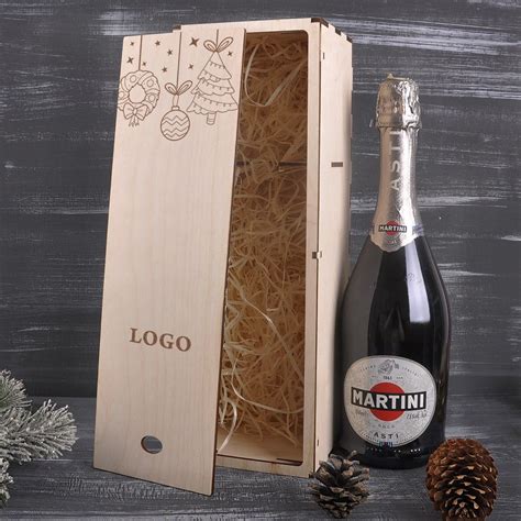 ДЕРЕВ'ЯНА КОРОБКА ПІД АЛКОГОЛЬ AL111 | Event card, Bottle, Wine bottle