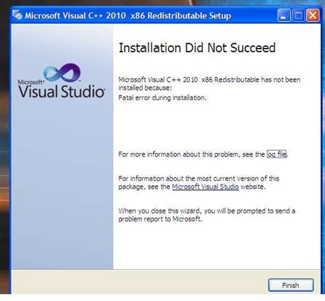 Security Update To Visual C 2010 KB2467173 Fails To Install Windows XP MSFN