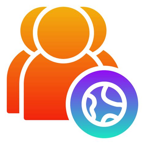 Population Generic Gradient Fill Icon