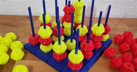 connect 4 3d board game by dayrusher download free stl model
