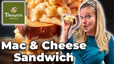 Panera Breads Mac And Cheese Sandwich Review Taste Test Tuesday Youtube