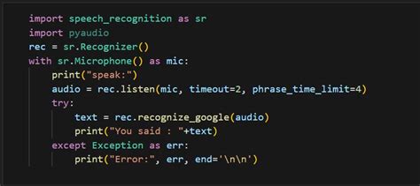 Hemant Marothi On Linkedin Python Task 5 Use Python Code To Connect To Mic By Using Module Give