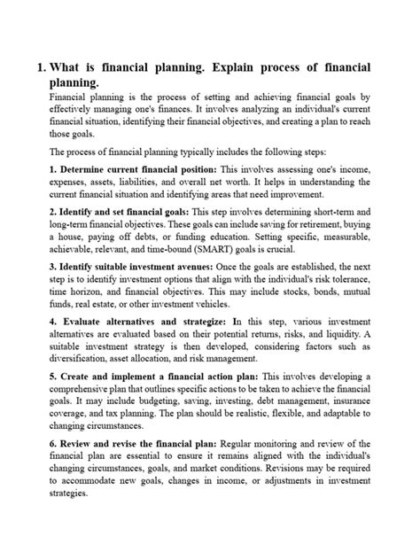 Module 1 Imp Question Answer Pdf Time Value Of Money Investing