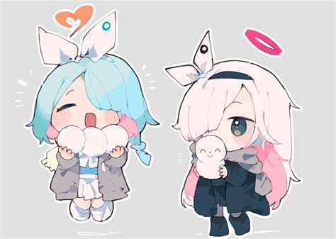 Sensei Doodle Sensei Arona And Plana Blue Archive Drawn By Byako