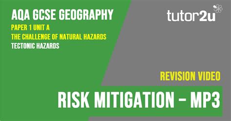 Topic Video For Aqa Gcse Geography Tectonic Risk Mitigation Monitoring Prediction Protection