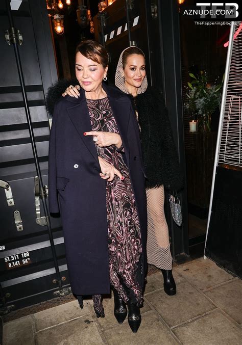 Rita Ora Looks Hot Wearing A Mesh Dress At Vas J Morgan Star Studded Party In Mayfair AZNude