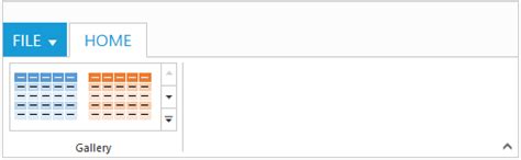 Gallery Ribbon ASP NET Webforms Syncfusion