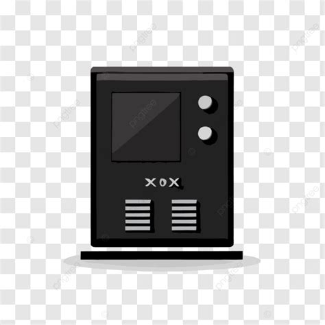 Xbox Console Design On The White Background Vector A Simplistic Black
