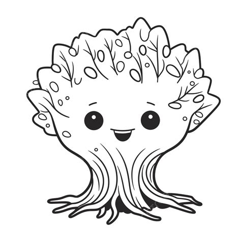 Cute Tree Drawing With Eyes Eyes And Mouth Coloring Page Outline Sketch Vector Tree Drawing Cute Tree Drawing With Eyes Eyes And Mouth Coloring Page Outline Sketch Vector Tree Drawing
