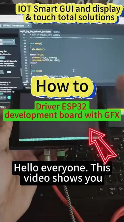 How To Drive The Esp32 Development Board With Gfx Nancy Viewe Posted