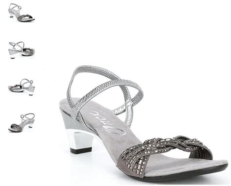 Pewter Dress Sandals For Women