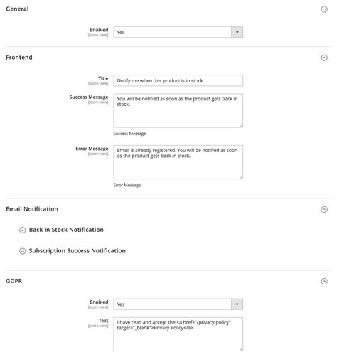 Back In Stock Product Notification Magento 2 Extension Out Of Stock Notification Redchamps