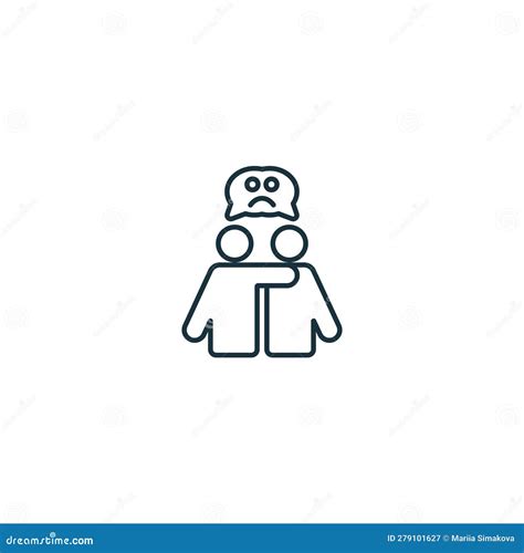 Empathy Icon Monochrome Simple Sign From Core Values Collection Stock