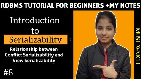 Serializability In Schedules Relationship Between Conflict And View