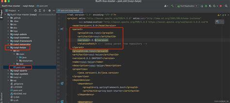 若依前后端分离版本添加自己的子模块 去若依化七 spring boot 四氧和三铁 ruoyi 若依