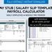 Salary Slip Generator Pay Slip Creator With Daily Employee Database Weekly Pay Period