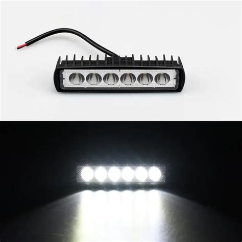 오프로드 자동차 작업등 스포트라이트 주간 주행등 6 Led 12v 플러드 빔 지프 4x4 Atv 4wd Suv 자동차 스타일링