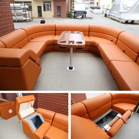 Kinocean High End Pontoon Boat With Kitchen Bathroom Toilet And Slide
