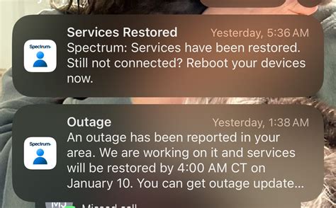 Intermittent Internet Connection Spectrum