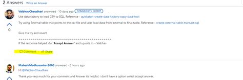 How To Load Csv File To Ms Sql Database Via Data Factory Microsoft Qanda