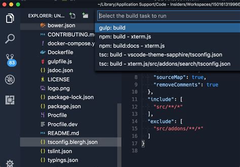 Tasks In Tsconfig Json Files Are Not Picked Up Issue Microsoft Vscode GitHub