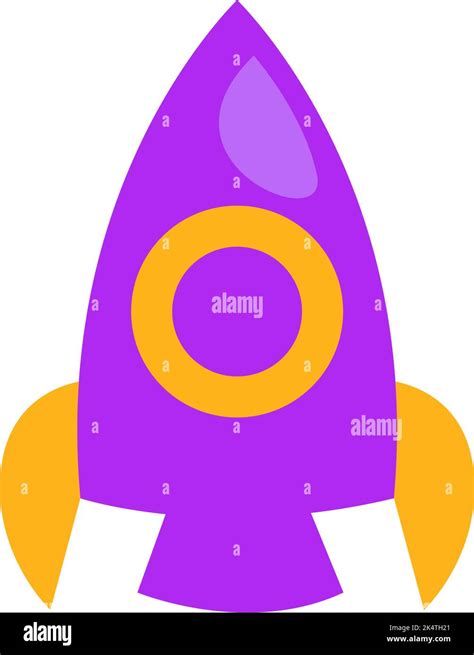 Science Rocket Illustration Vector On A White Background Stock Vector