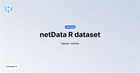 Netdata Dataset R Packages