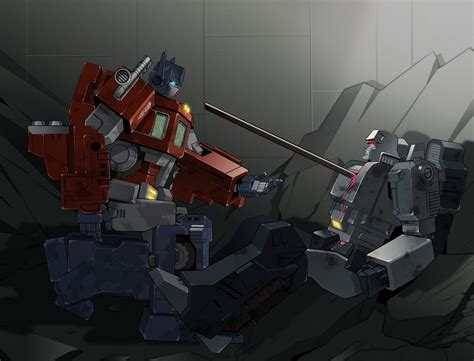 Optimus Prime And Megatron Transformers And More Drawn By Lantana Danbooru