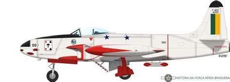 Lockheed F 80c Shooting Star História Da Força Aérea Brasileira