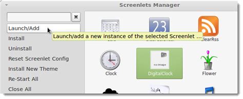 How To Install Screenlets For Desktop Widgets In Linux Mint