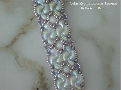 Beading Bracelet Tutorial Bracelet Pattern Celtic Zephyr Etsy