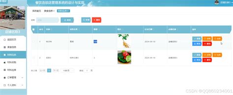 Java300基于springboot餐饮连锁店管理系统 Csdn博客